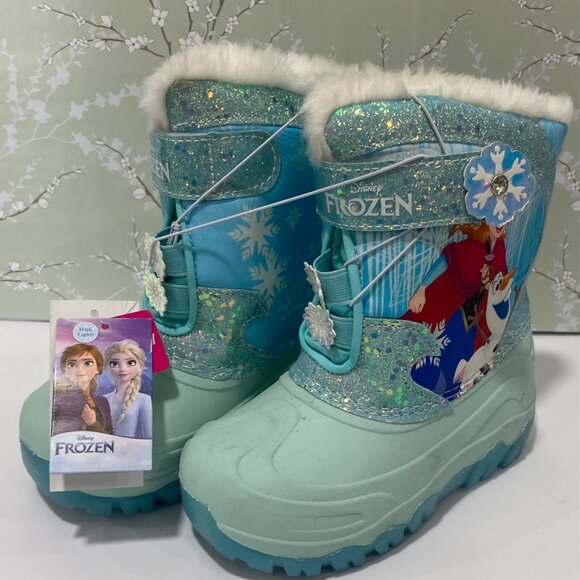 Disney | Shoes | Disney Frozen Anna Elsa Toddler Girls Glitter Snow ...